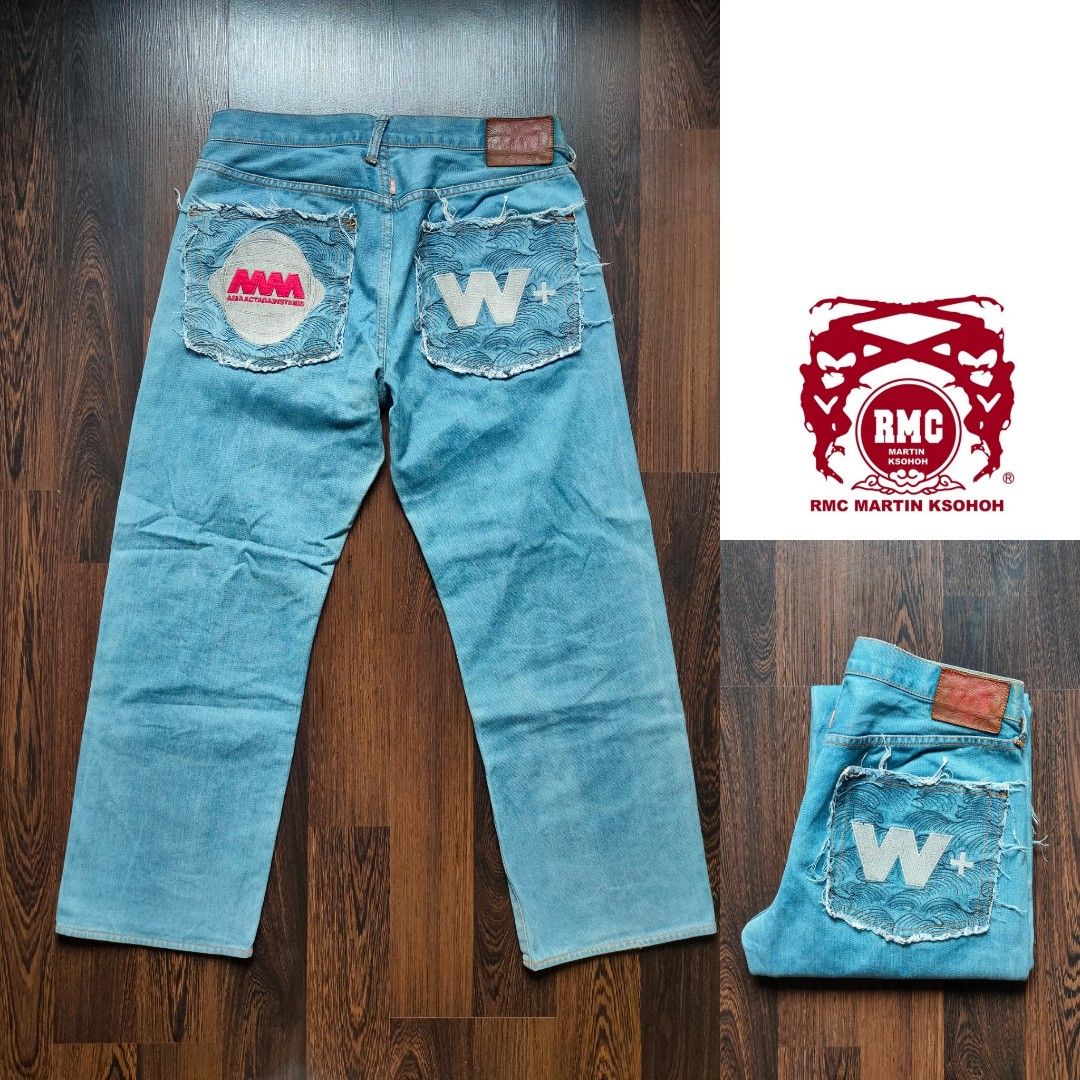 RARE RMC RED MONKEY JAPAN SELVEDGE JEANS | "AsiaAgainstAids" Edition ...