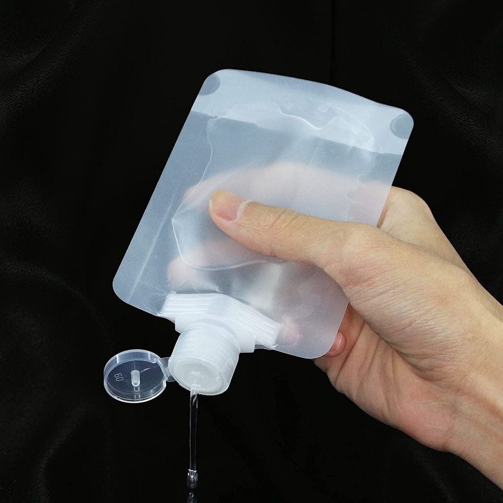 [READY STOCK] Refillable Empty Squeeze Pouches Containers Flip Cap for ...
