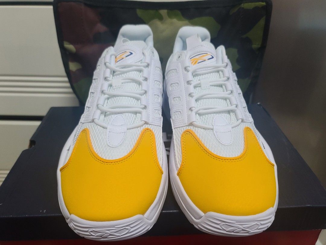 Reebok Allen Iverson Solution Mid Lakers Yellow Gold HR0505 answer ...