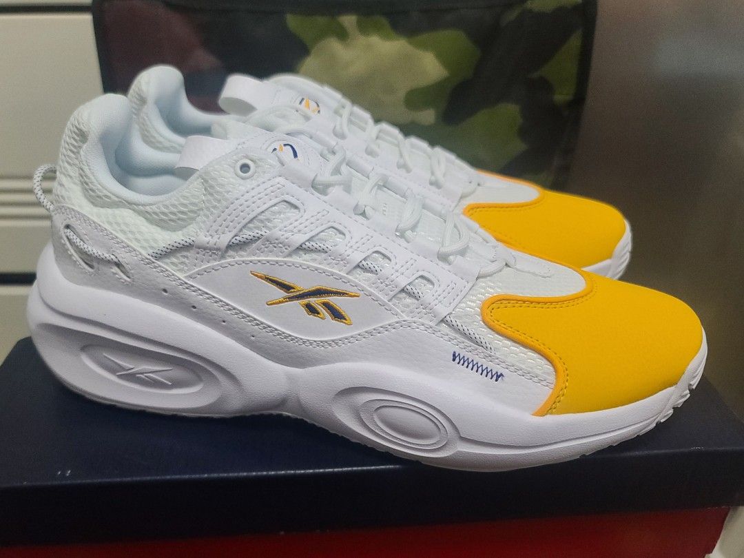 Reebok Allen Iverson Solution Mid Lakers Yellow Gold HR0505 answer ...