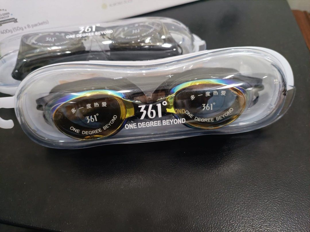 Swimming Goggles UV protection reflective coating and non reflective ...