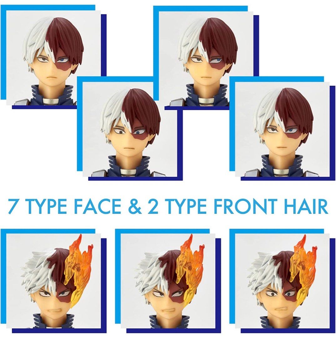 Revoltech Shoto Todoroki My Hero Academia Kaiyodo Figurecomplex AMAZING ...