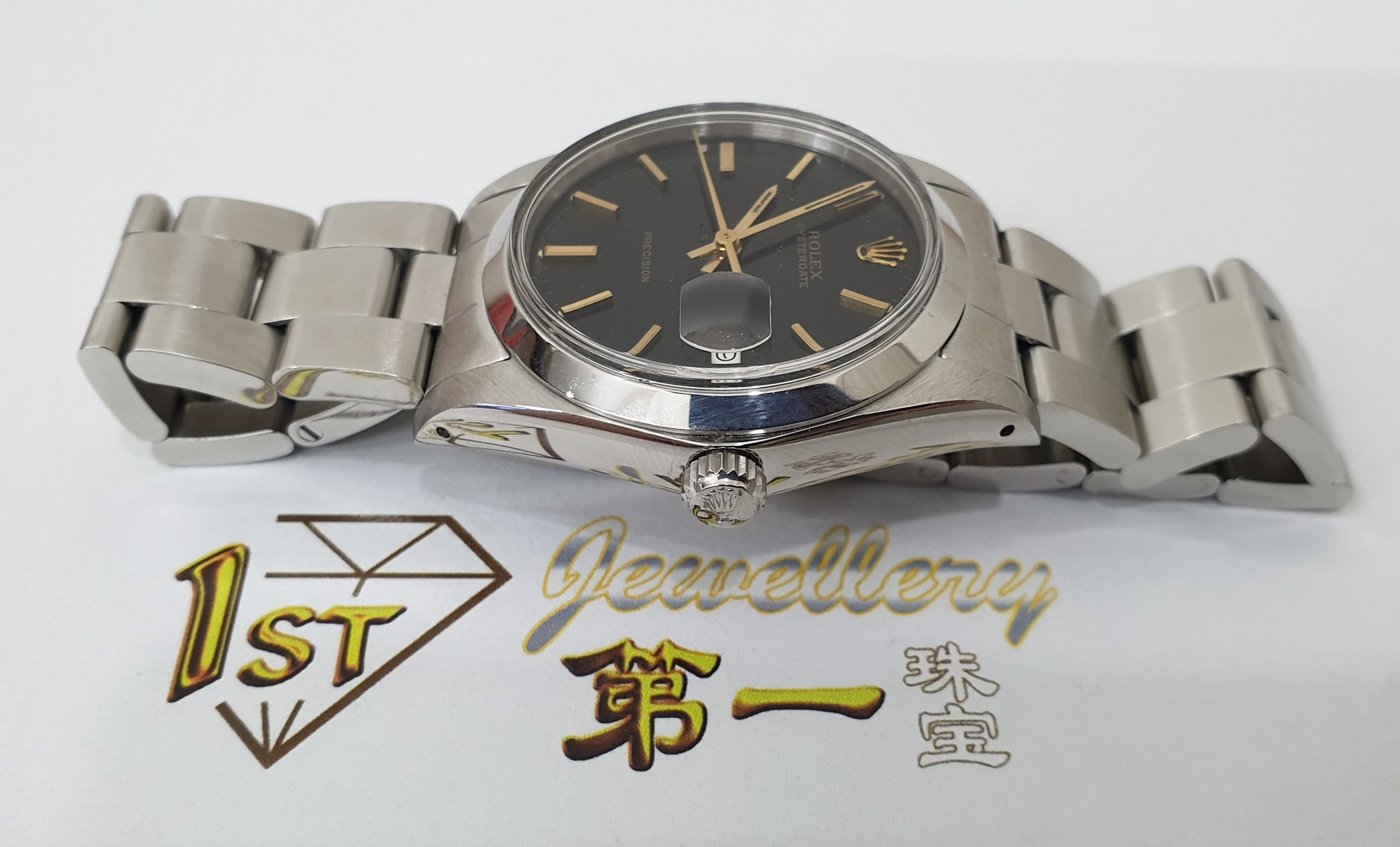 ROLEX OYSTERDATE PRECISION M:6694, Luxury, Watches on Carousell