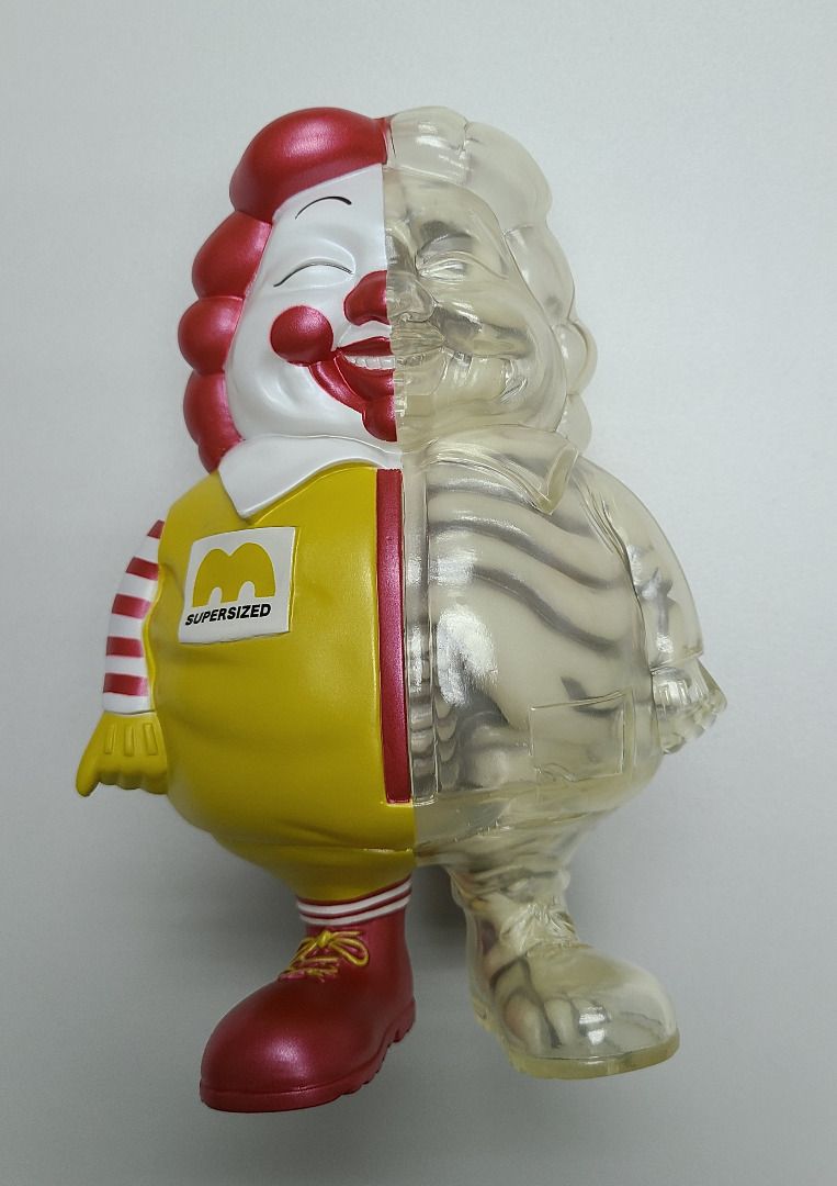 Ron English Secret Base MC Supersized Clear Xray Skeleton Body, 興趣及遊戲 ...