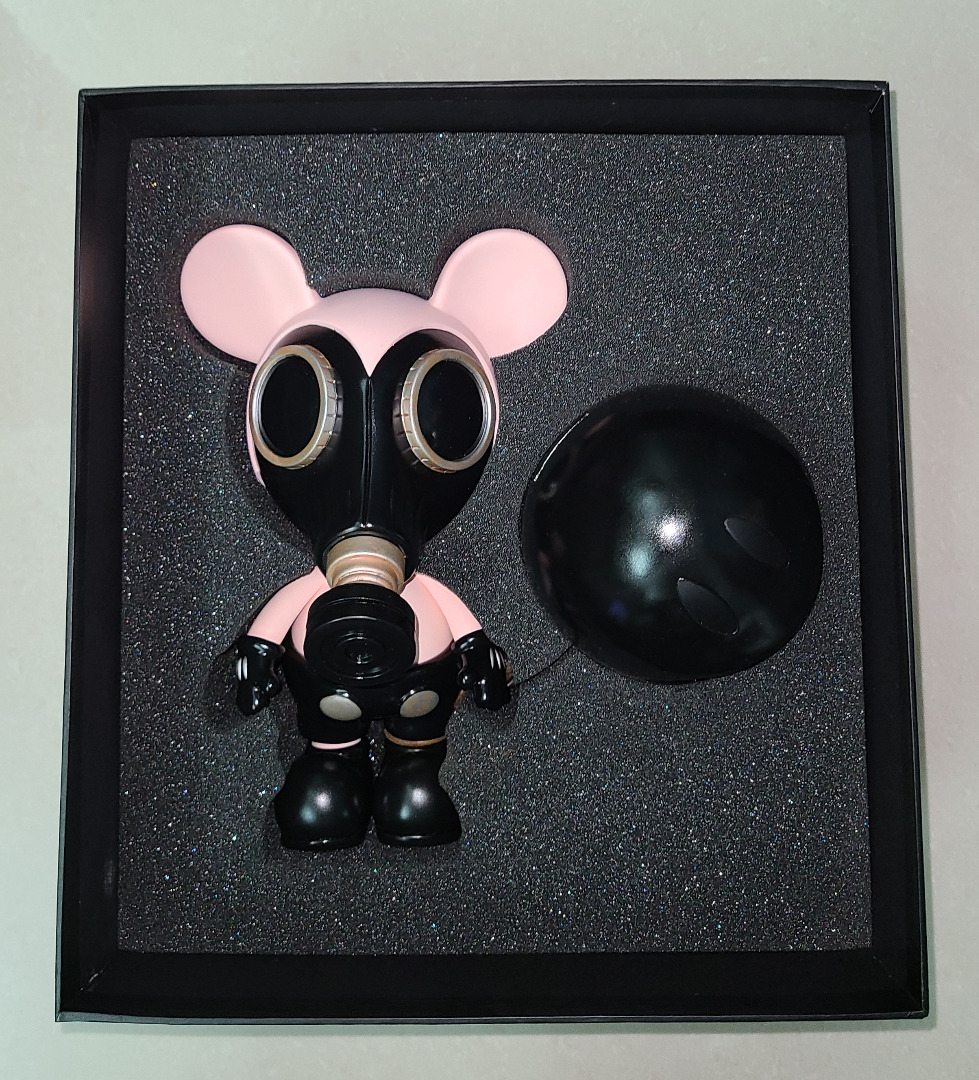 Ron English x Made by Monsters x JPS BONDAGE MOUSE MASK Murphy Smiley ...