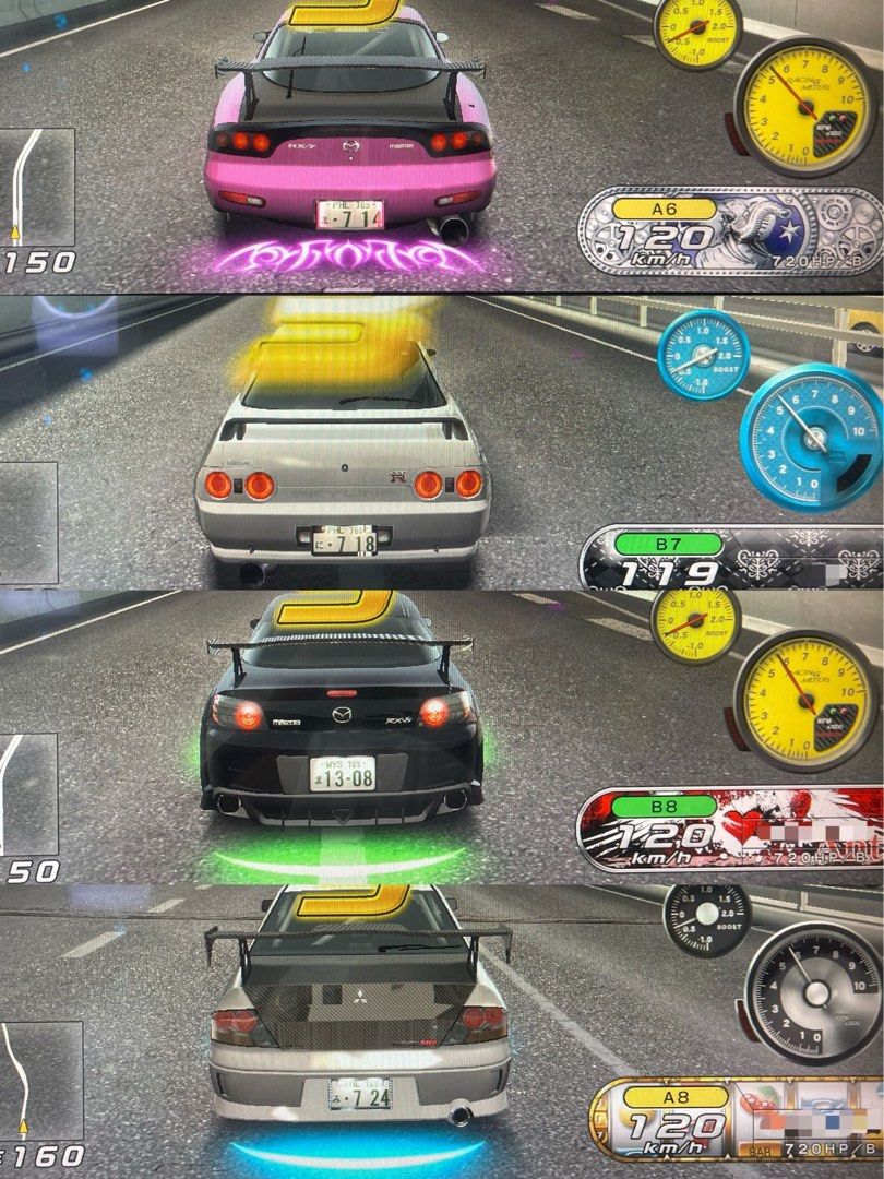 Rx7 5grade pro,R32,Rx8,Evo8,911,wangan midnight , wmmt6rr, Video Gaming ...