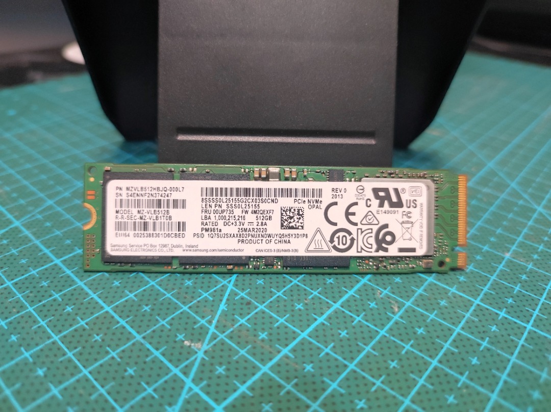 Samsung MZVLB512B Pcie NVMe SSD 512GB, Computers & Tech, Parts ...
