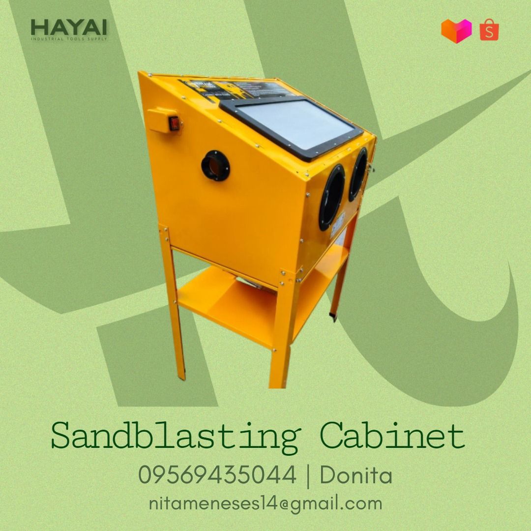 Sandblasting Cabinet, Commercial & Industrial, Industrial Equipment on Carousell