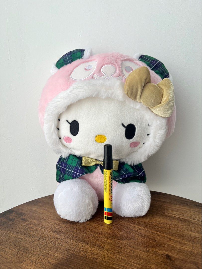 Sanrio Panda Hello Kitty Plush, Hobbies & Toys, Toys & Games on Carousell