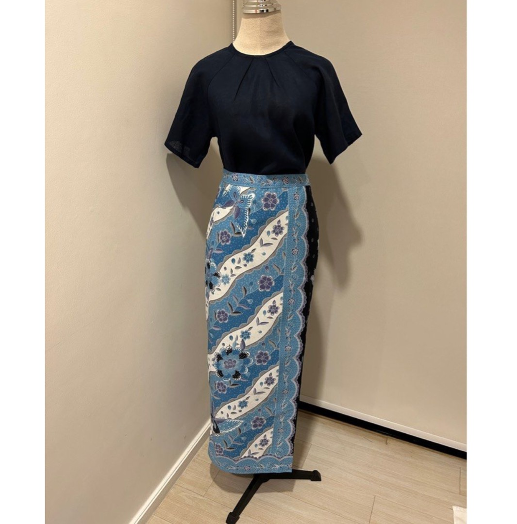 Sarong Kebaya Batik Skirt Peranakan Kebaya Nyonya Maxi Skirt, Women's ...