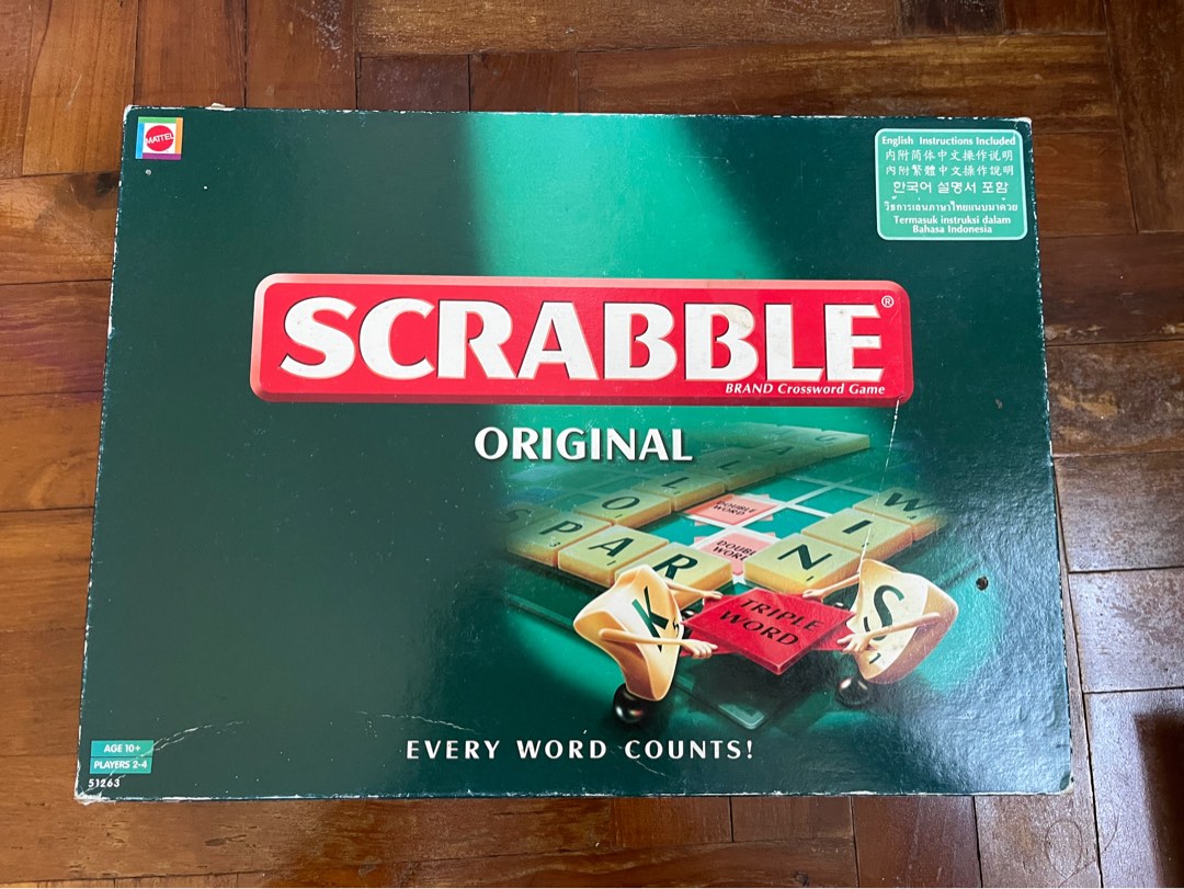 Scrabble Full Set, Hobbies & Toys, Toys & Games on Carousell
