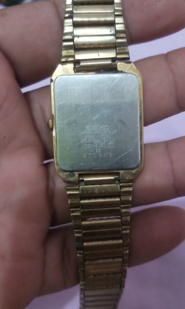 Seiko kotak quartz rante panjang on Carousell