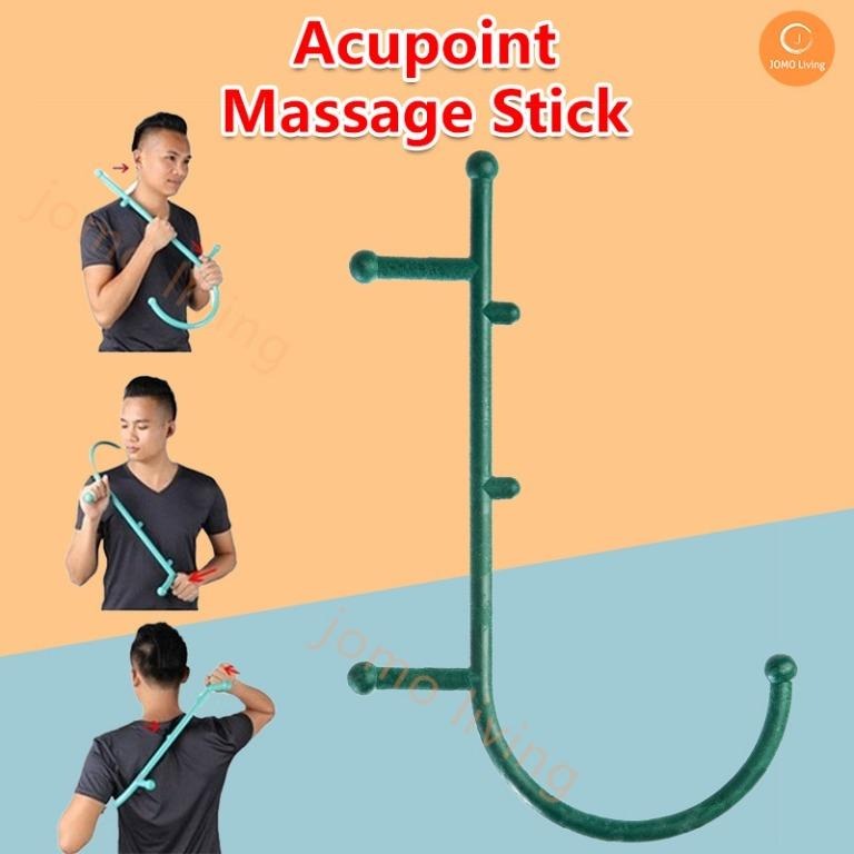 Self Massage Cane Stick Hook Bar/ Thera Cane Trigger Point Tool ...