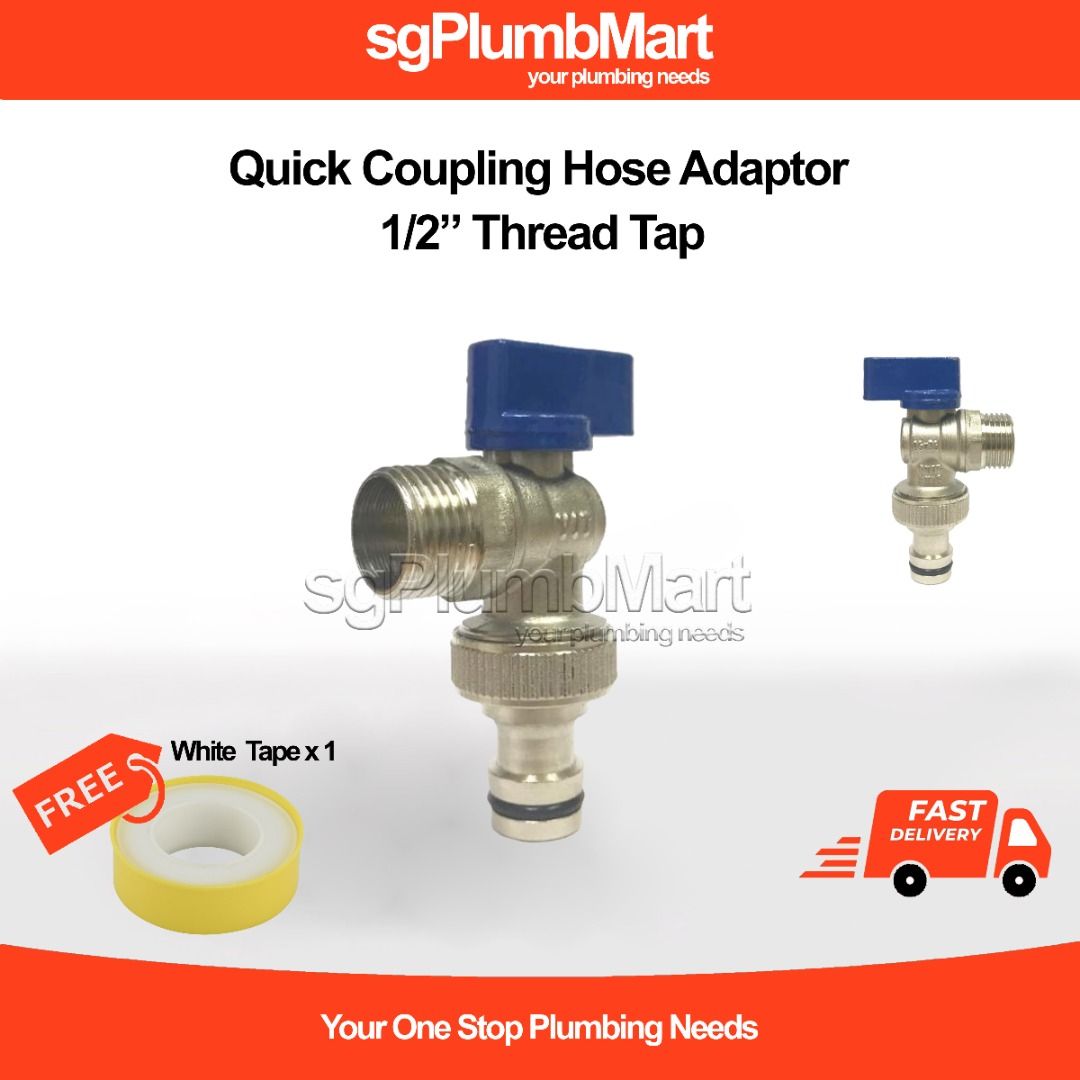 sgPlumbMart 2 way Washing Machine tap / Garden tap With one plug in ...