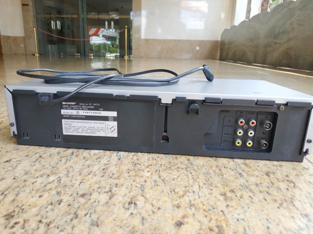 Sharp VC-VH770 Video Cassette Recorder VCR, TV & Home Appliances, TV ...