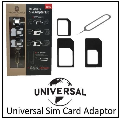 SIM Card Adapter In Nano Micro SIM Card Adapter Holder Kit Converter With Eject Needle