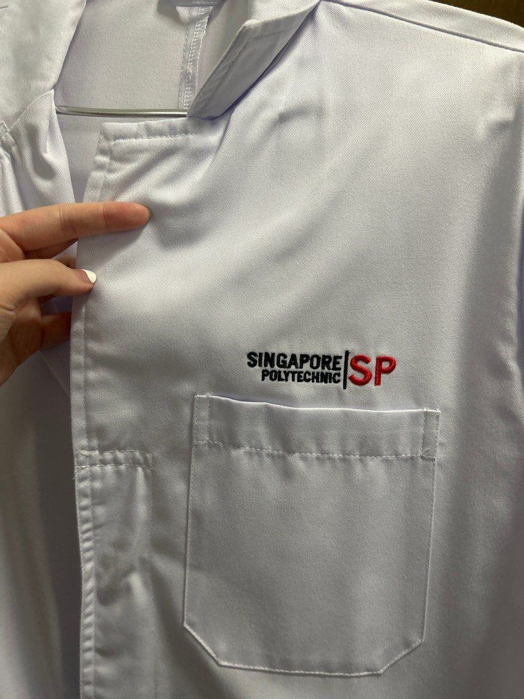 Singapore poly lab coat for students, Women's Fashion, Coats, Jackets ...