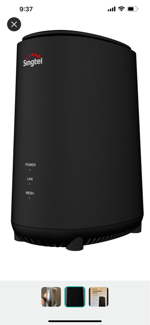 Singtel 2Gbps broadband with Dual Mesh 6 Router, Computers & Tech, Parts & Accessories ...