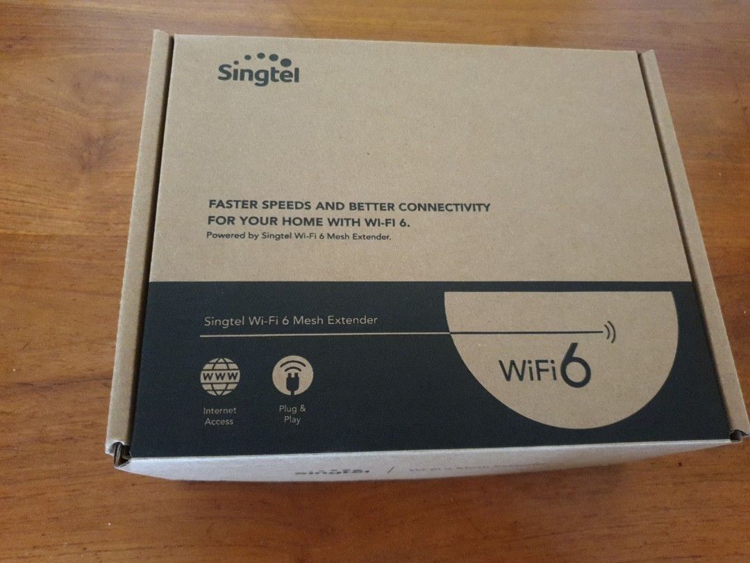 Singtel Wifi 6 Mesh Extender AX5400, Computers & Tech, Parts ...