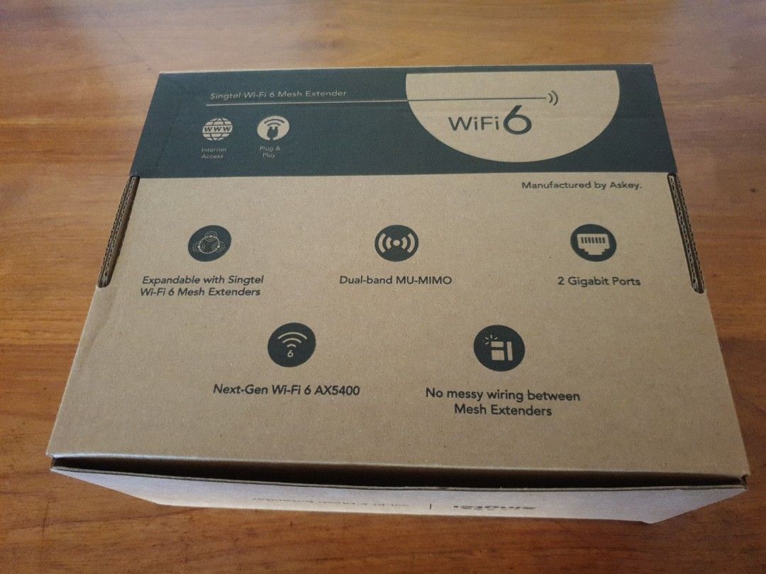 Singtel Wifi 6 Mesh Extender AX5400, Computers & Tech, Parts ...