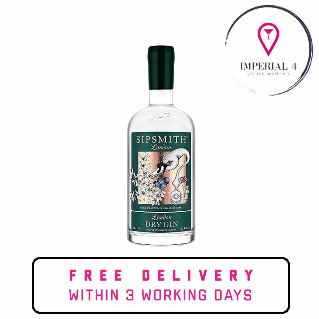 Sipsmith London Dry Gin - 500ML, Food & Drinks, Alcoholic Beverages on Carousell