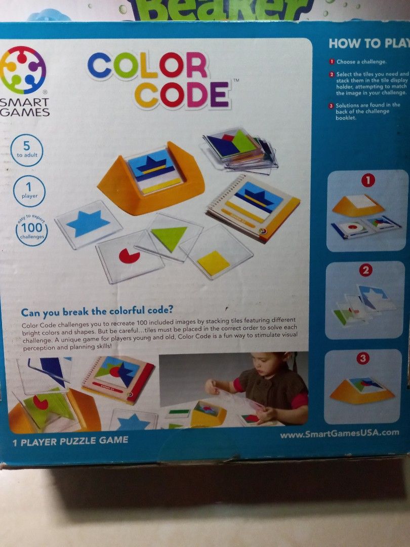 Smart Games Color Code Puzzle Game on Carousell
