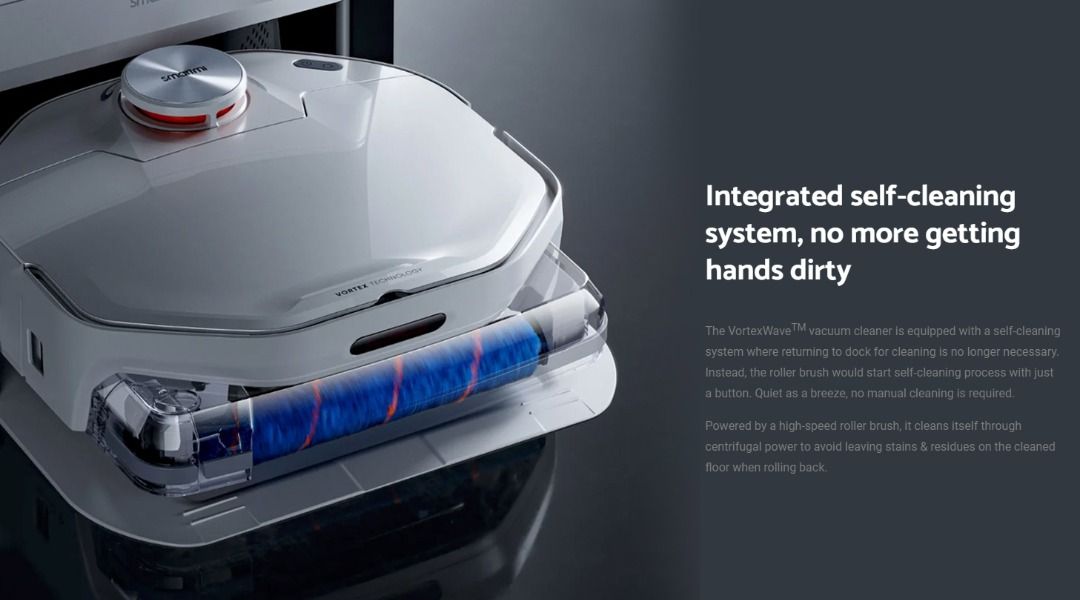 SmartMi Vortex Wave Robot Vacuum + 300Rm Waranty (Free), TV & Home ...