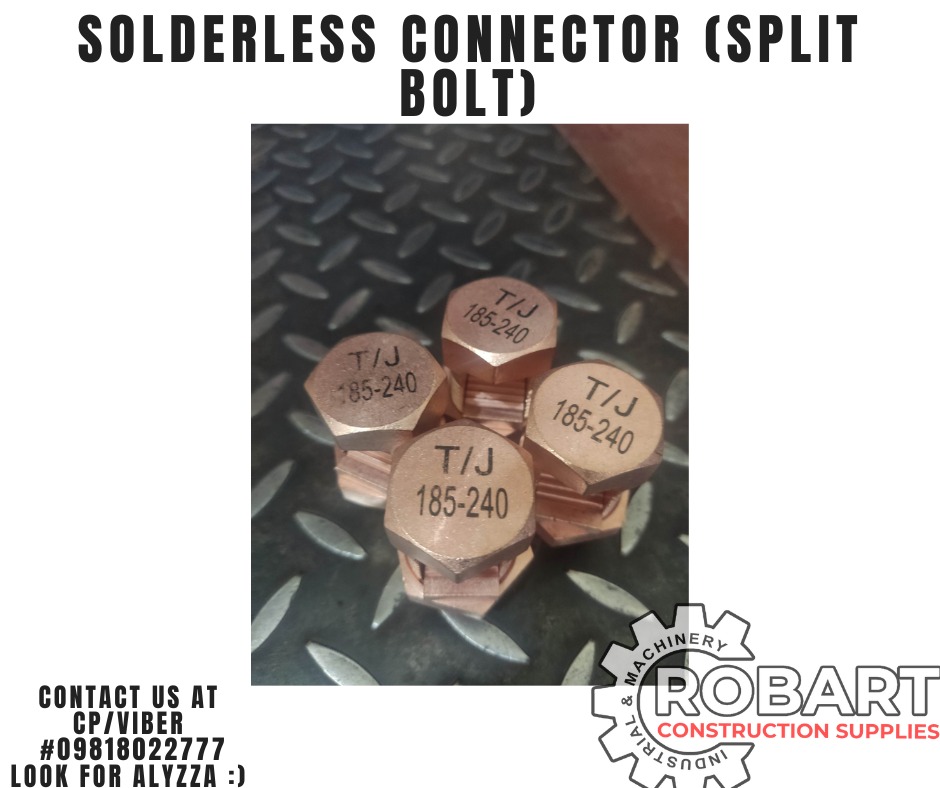 SOLDERLESS CONNECTOR (SPLIT BOLT), Commercial & Industrial ... SOLDERLESS CONNECTOR (SPLIT BOLT), Commercial & Industrial ...