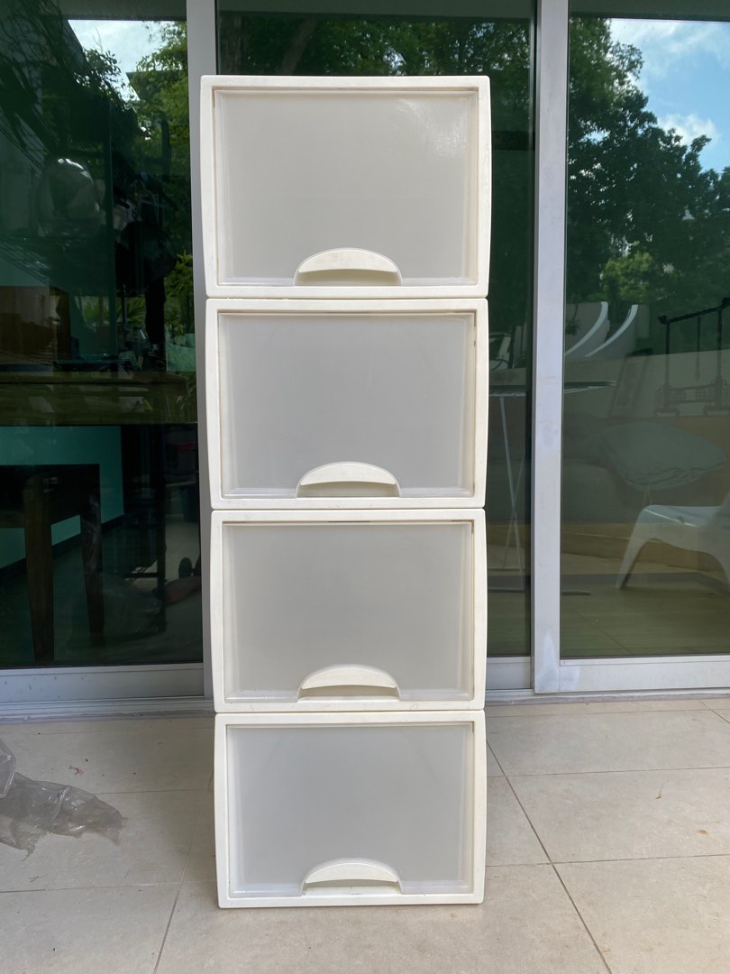 Giant Stackable Plastic Storage Chest Drawers Box Extra large ...