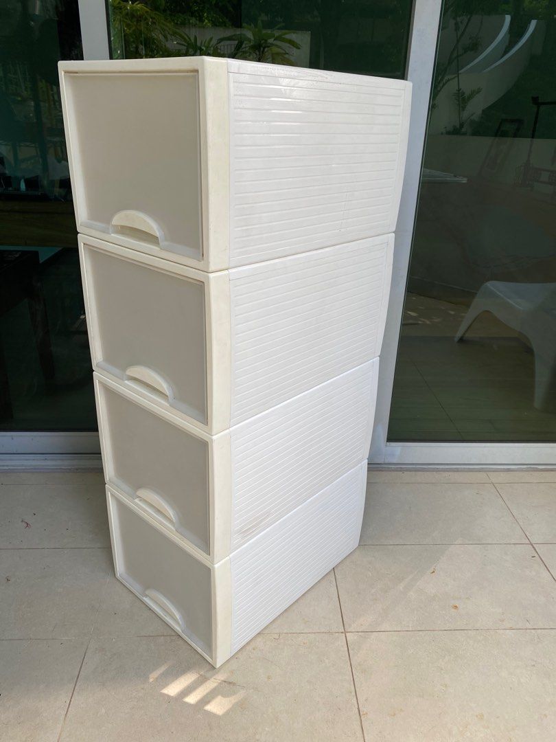 Giant Stackable Plastic Storage Chest Drawers Box Extra large ...