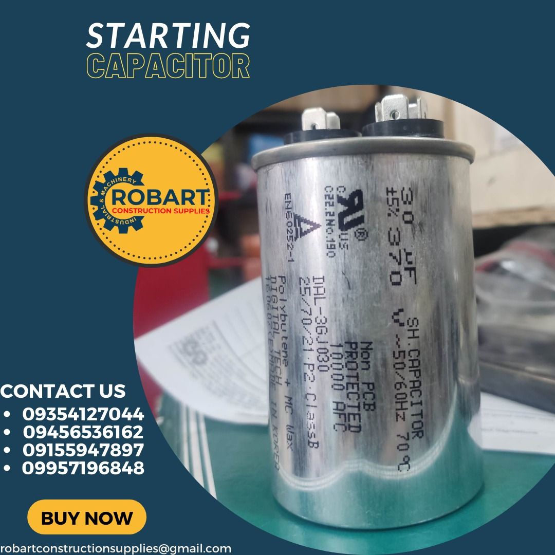 Starting Capacitor, Commercial & Industrial, Construction Tools ...