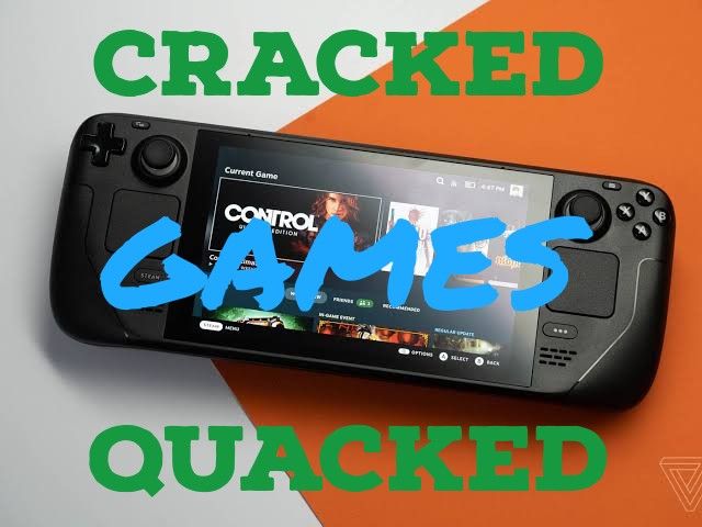 STEAM DECK GAMES CRACKED QUACKED (STEAMOS/WINDOWS), Video Gaming, Video ...