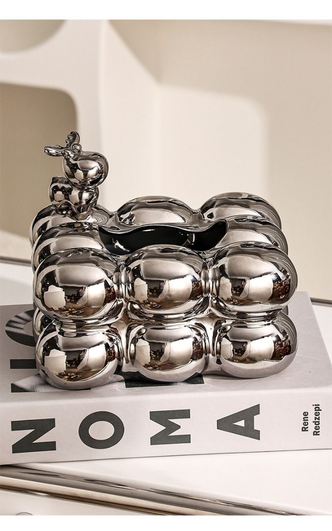 Marshmallow Shape Tissue Box [Stock inSG], Furniture & Home Living ...
