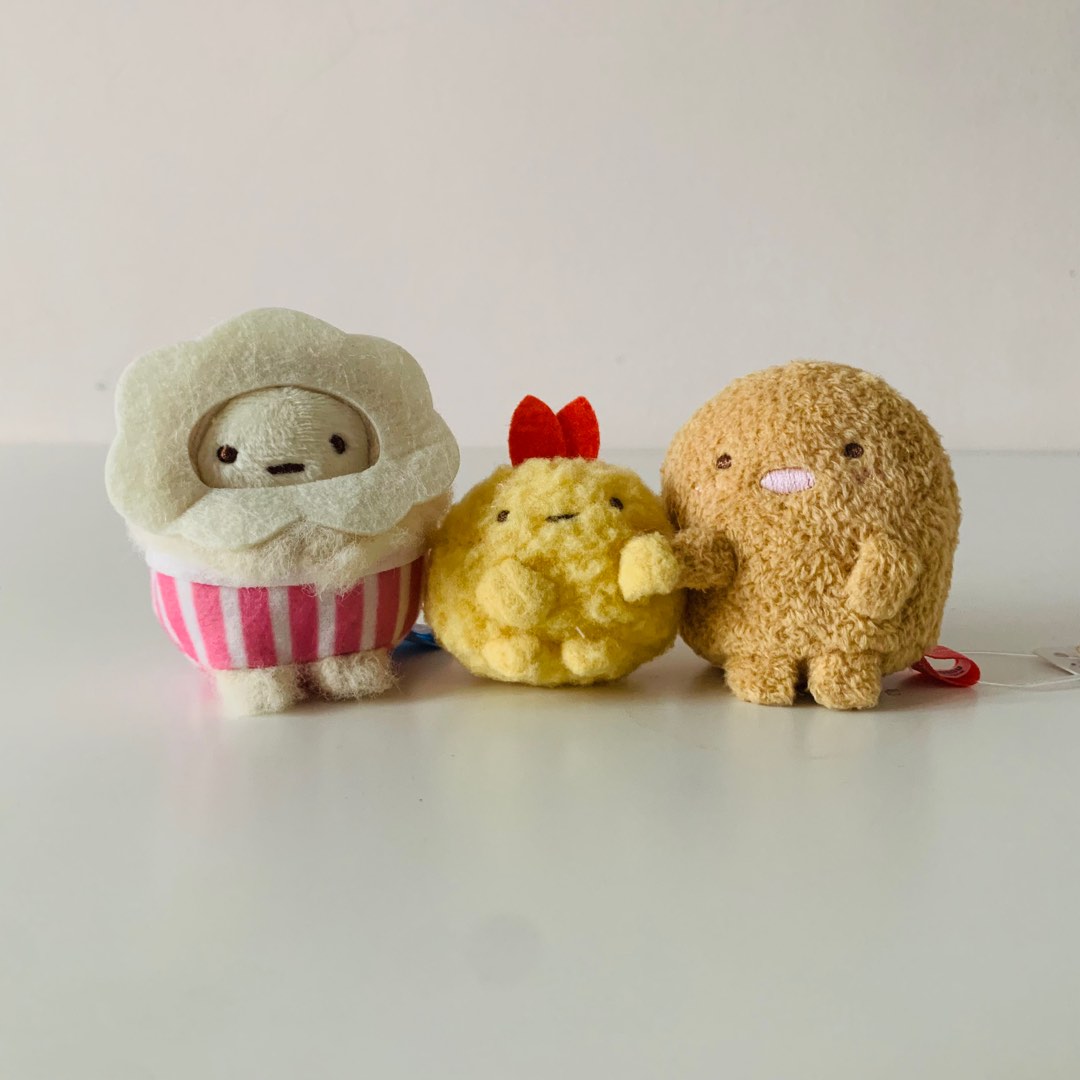sumikko gurashi popcorn tapioca & ebi tonkatsu aggeko blushy pair ...