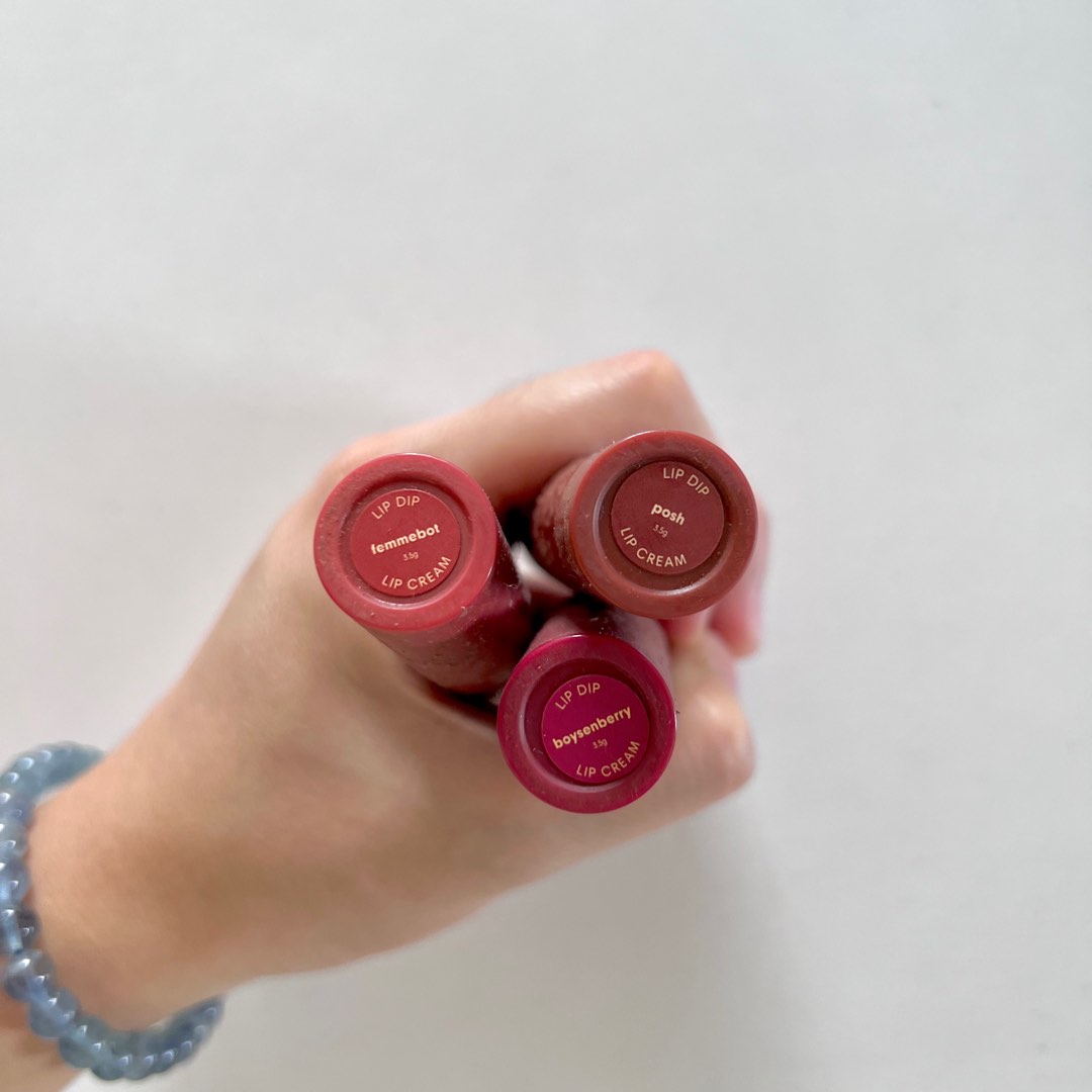 Sunnies Face Lip Dip (Femmebot, Boysenberry, Posh), Beauty & Personal ...