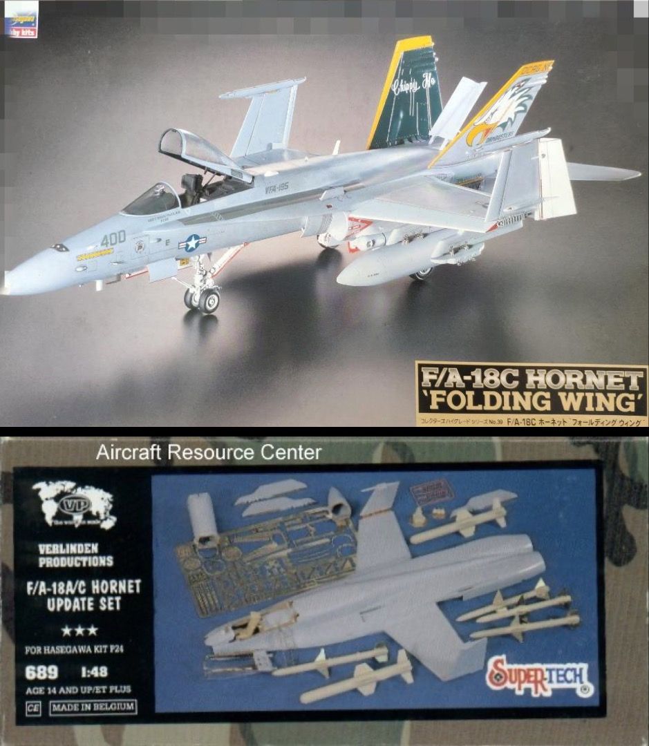 Super Rare Hasegawa Collectors' High-Grade Series F/A-18C Hornet Wing ...