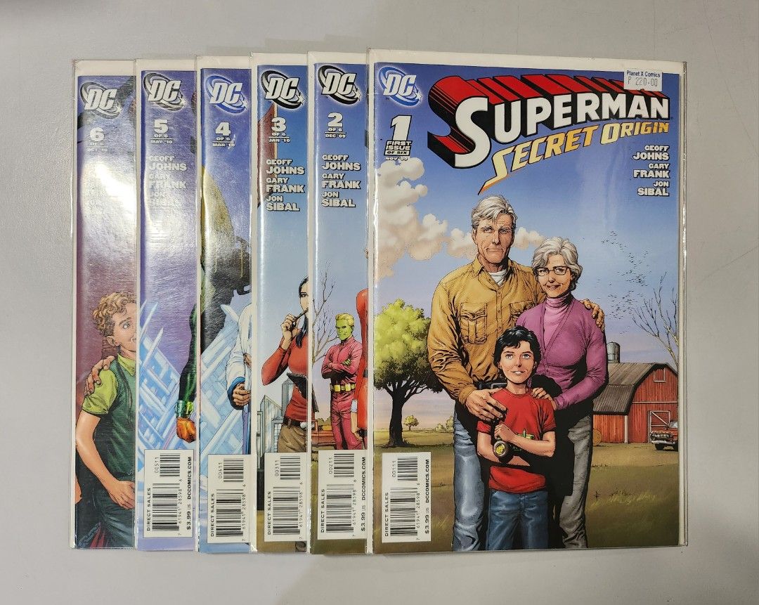 Superman: Secret Origin #1-6 (Complete Set, DC Comics, Geoff Johns ...