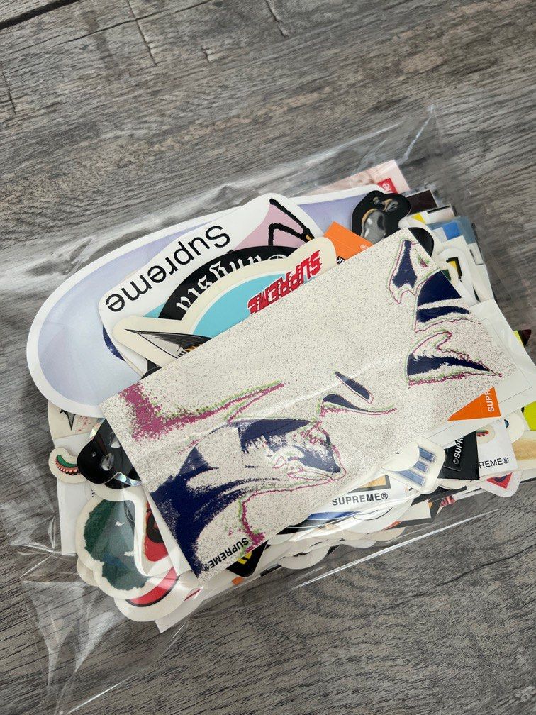 Supreme assorted stickers, Hobbies & Toys, Stationery & Craft, Art ...
