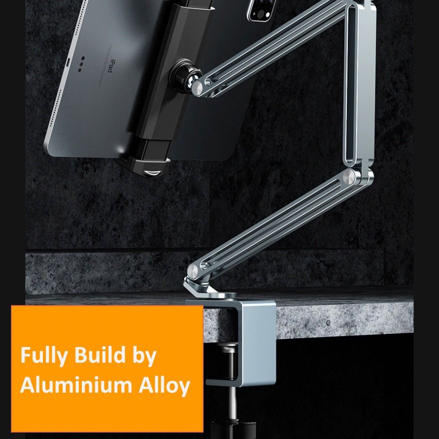 Tablet Phone Stand Arm 5 Adjusting Joint Phone Holder, Mobile Phones ...