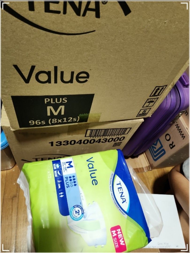 Tena M size Diapers, Health & Nutrition, Assistive & Rehabilatory Aids ...
