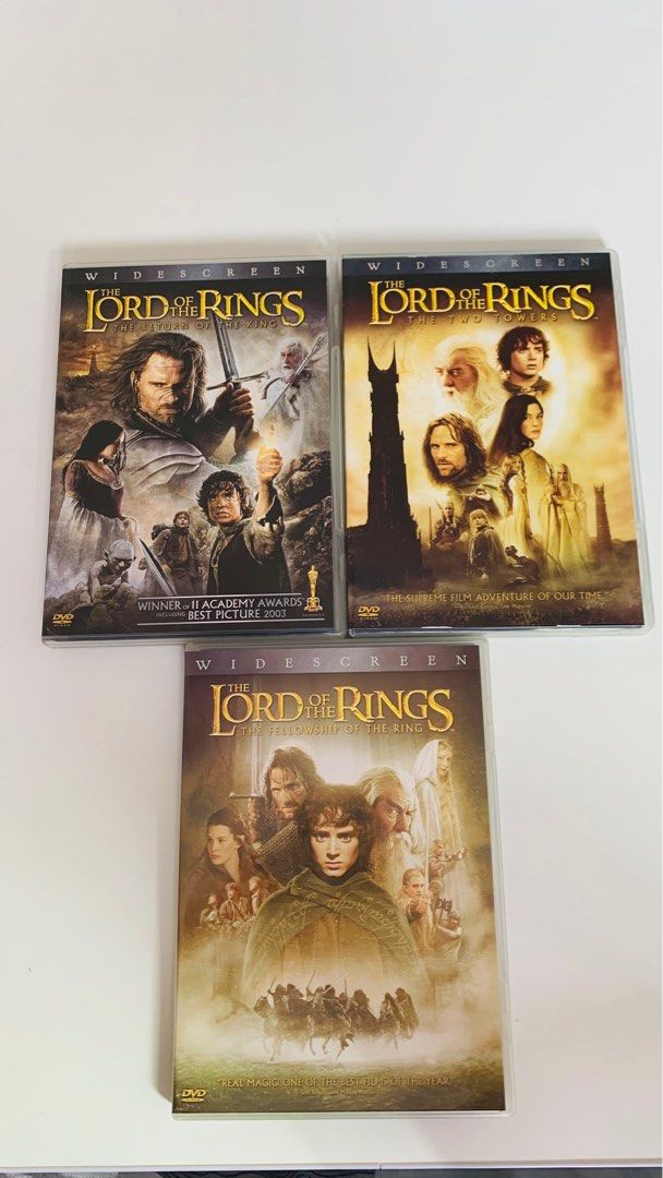 The Lord Of The Rings Box Set DVD, 其他, 其他 - Carousell