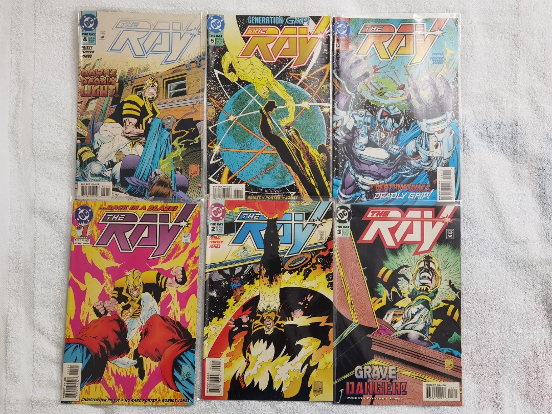 The Ray (1994 DC Comics 2nd series) issue 1 to 5, 13., Hobbies & Toys ...