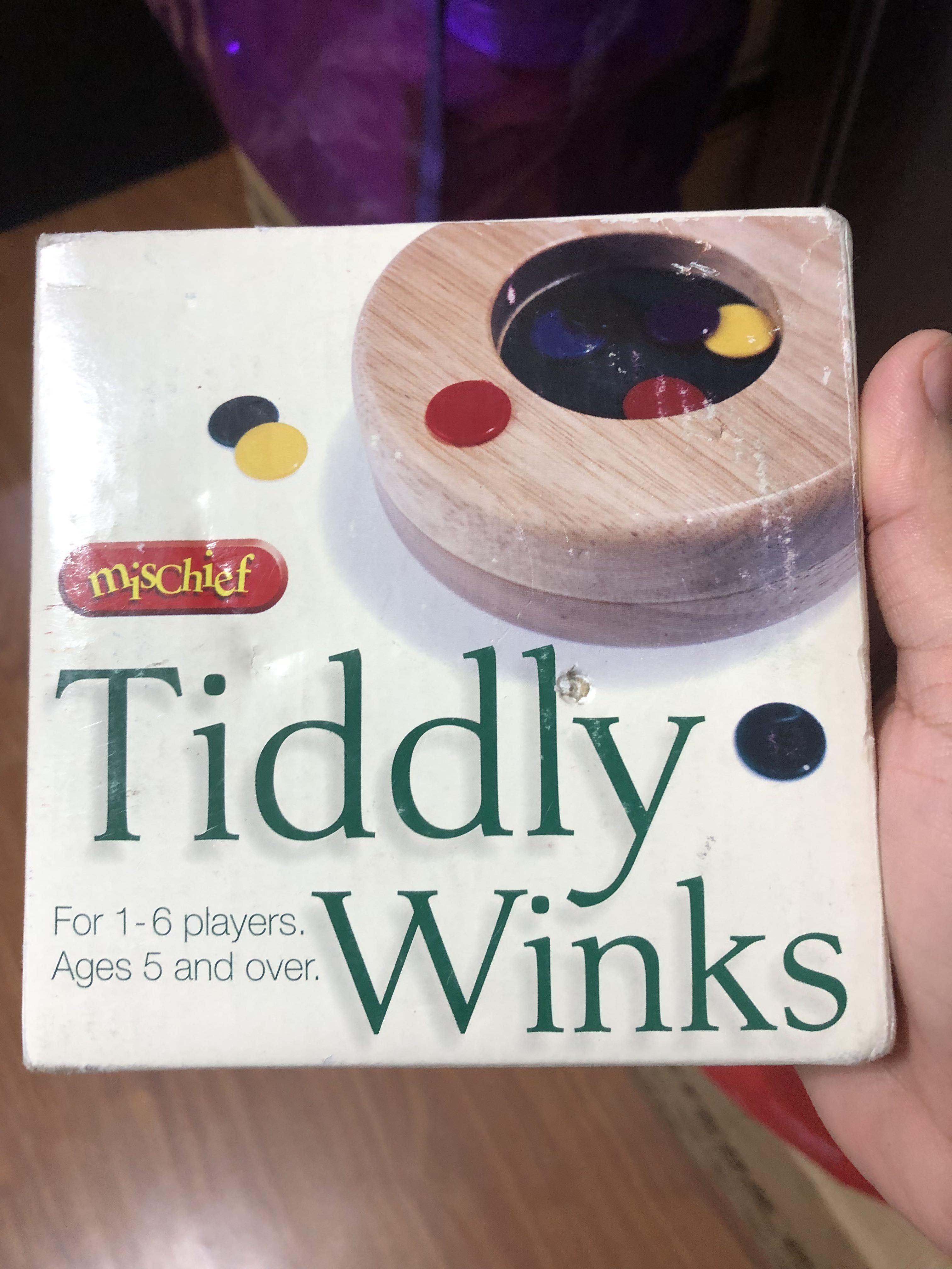 Tiddly Winks Game wood on Carousell