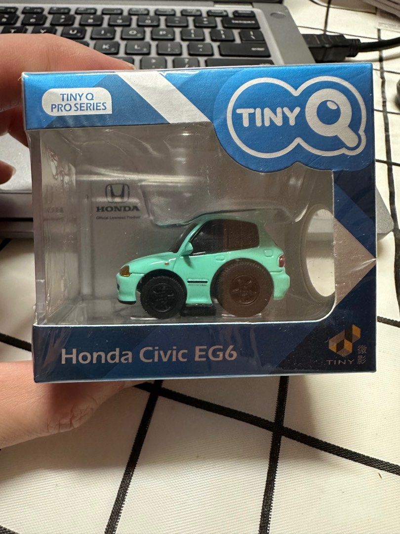Tiny Q Honda Civic EG6 type r teal, Hobbies & Toys, Toys & Games on ...