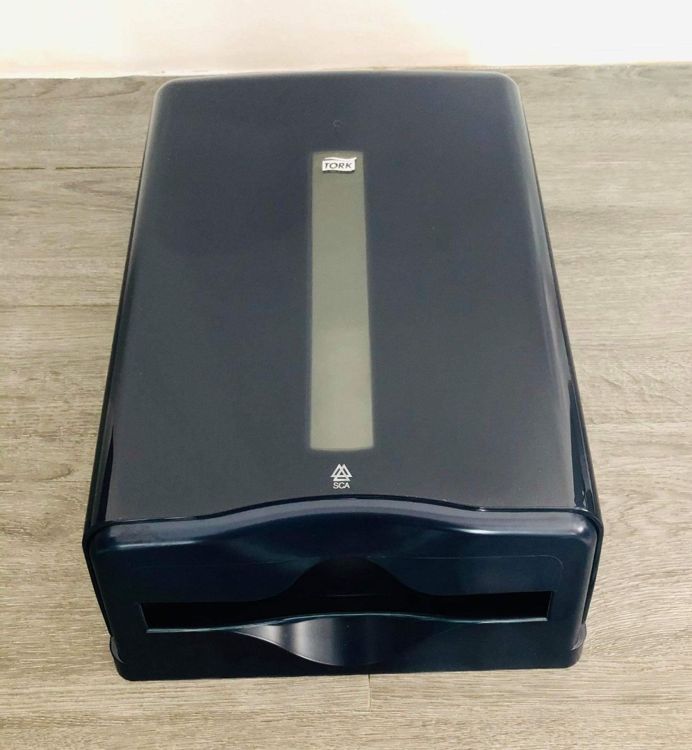 Tork Folded Tissue Dispenser (Navy Blue), Furniture & Home Living ...