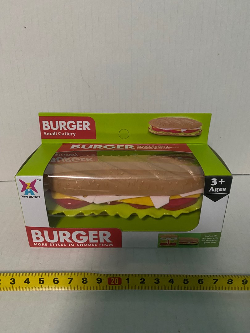Toy burger, Hobbies & Toys, Toys & Games on Carousell