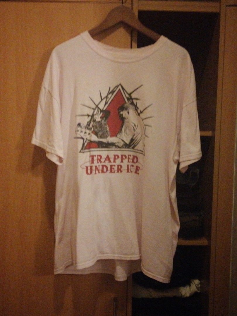 Trapped Under Ice Band Tee, Men's Fashion, Tops & Sets, Tshirts & Polo ...