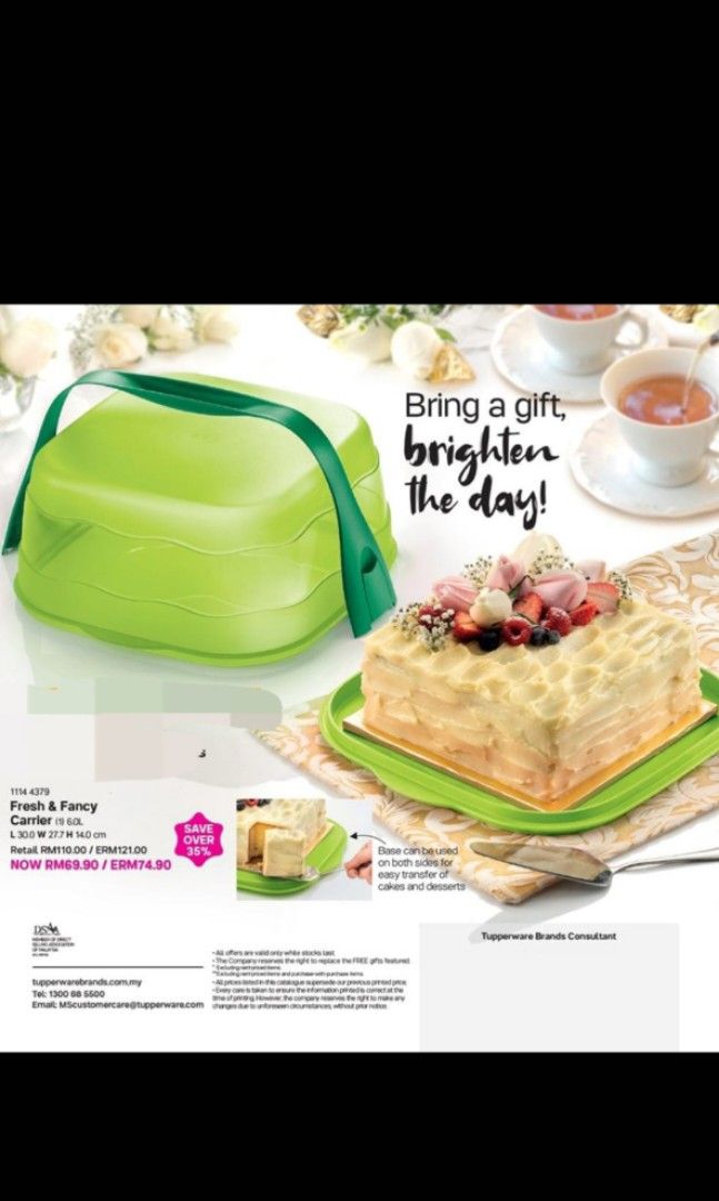 Tupperware fresh and fancy carrier, Furniture & Home Living ...