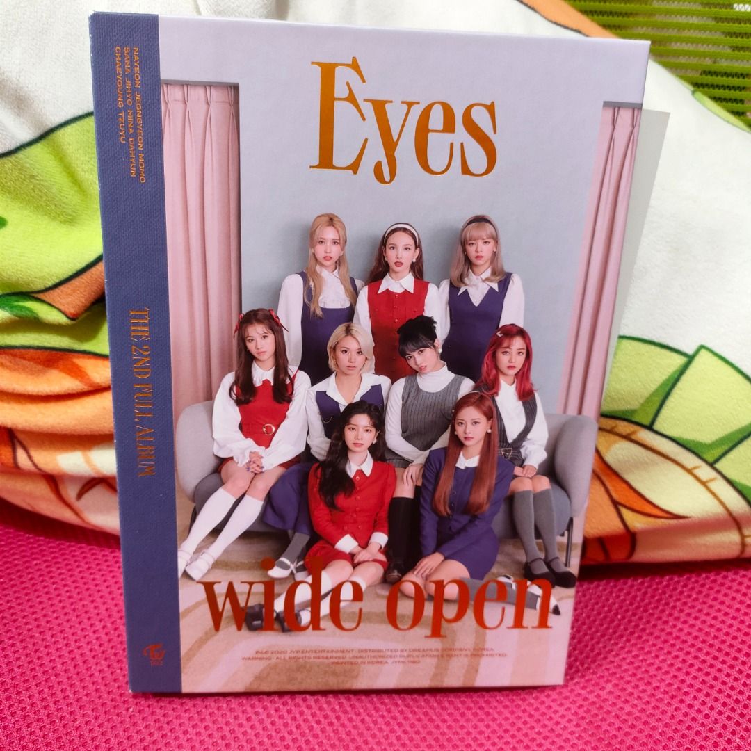 TWICE Eyes wide open unsealed album, Hobbies & Toys, Music & Media, CDs ...