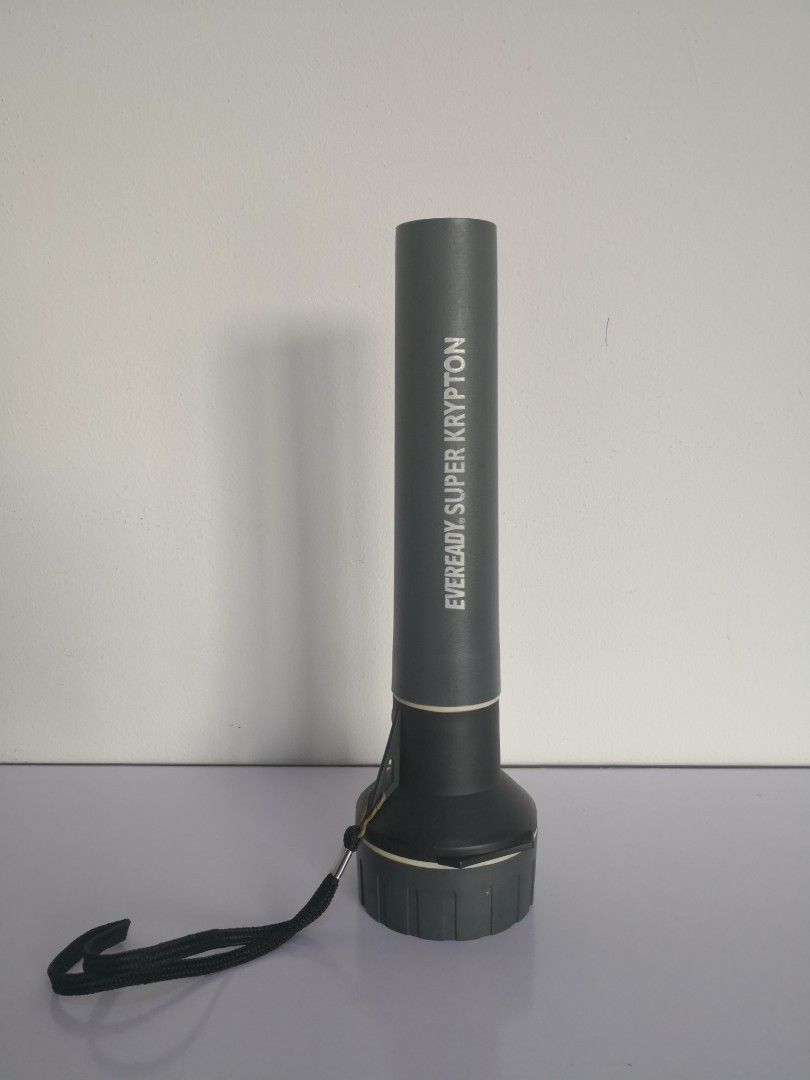 Ultra Rare Vintage Eveready Super Krypton Torch Light Torchlight Large ...